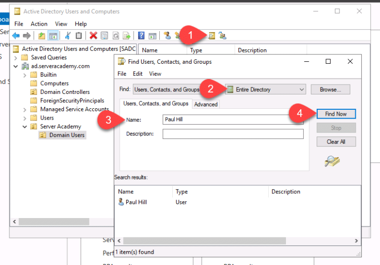Active Directory Tutorial For Beginners Serveracademy Com Change 