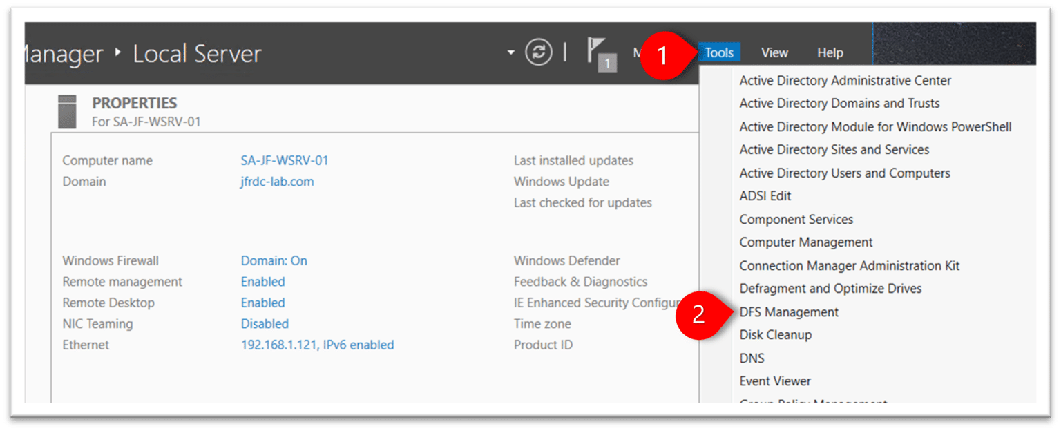 Implementing Dfs Distributed File System Server Academy