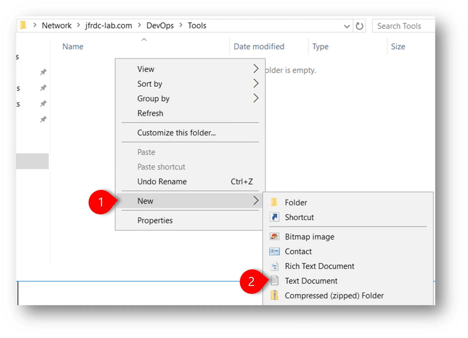 Adding A Target Folder To A Namespace Server Academy